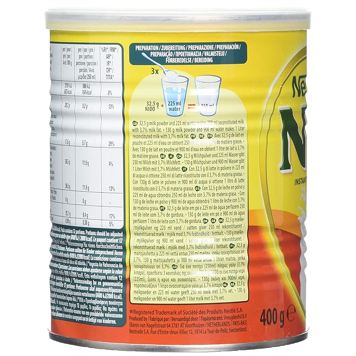 Nestle Nido Dry Whole Milk - lizzysafricanfoodimport
